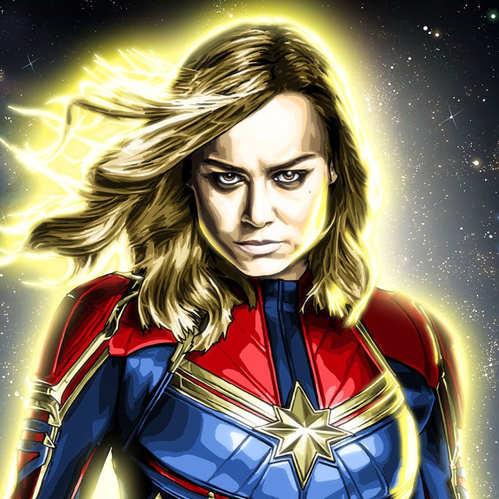 Captain Marvel | Odyssey Art | Art of Brian C. Roll | Odyssey Art: The ...