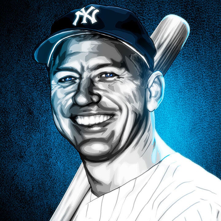Mickey Mantle Art Print | Odyssey Art | Art of Brian C. Roll | Odyssey ...