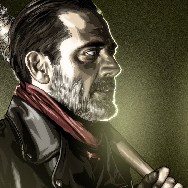 TWD Negan | Odyssey Art | Art of Brian C. Roll | Odyssey Art: The Pop ...